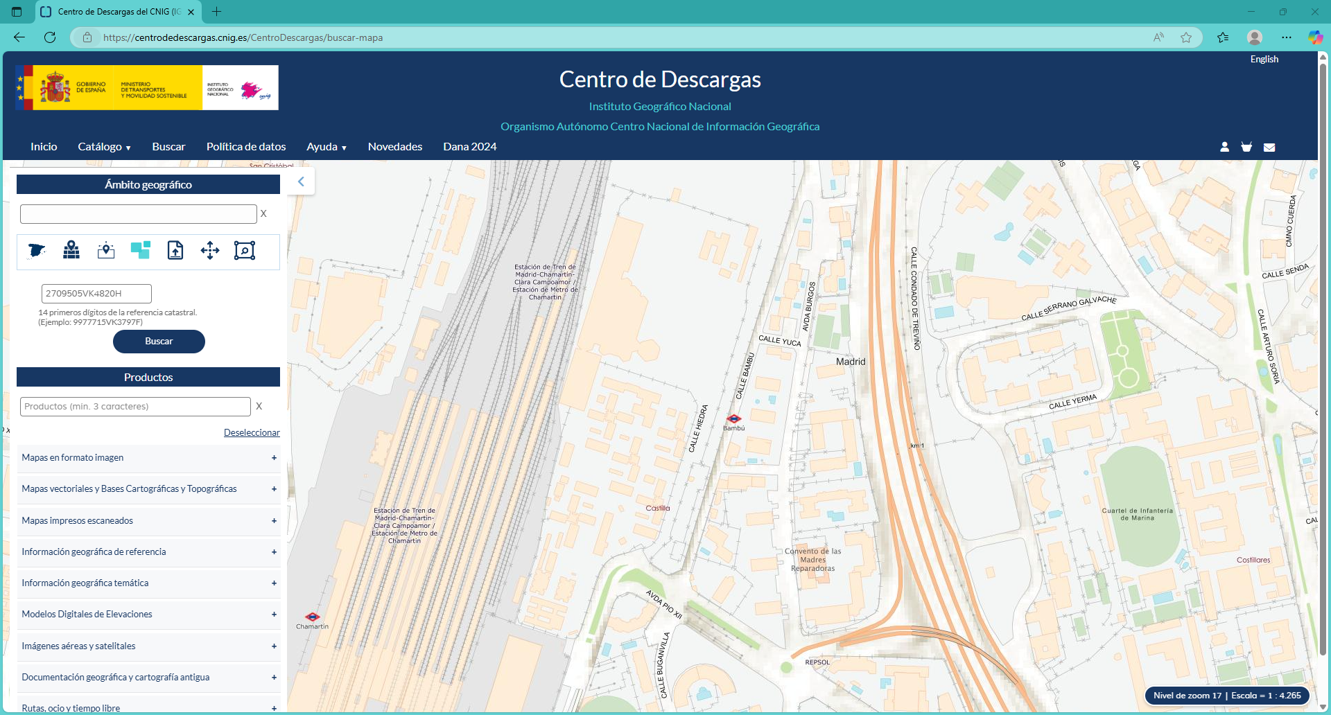 Centro de Descargas del CNIG (IGN)